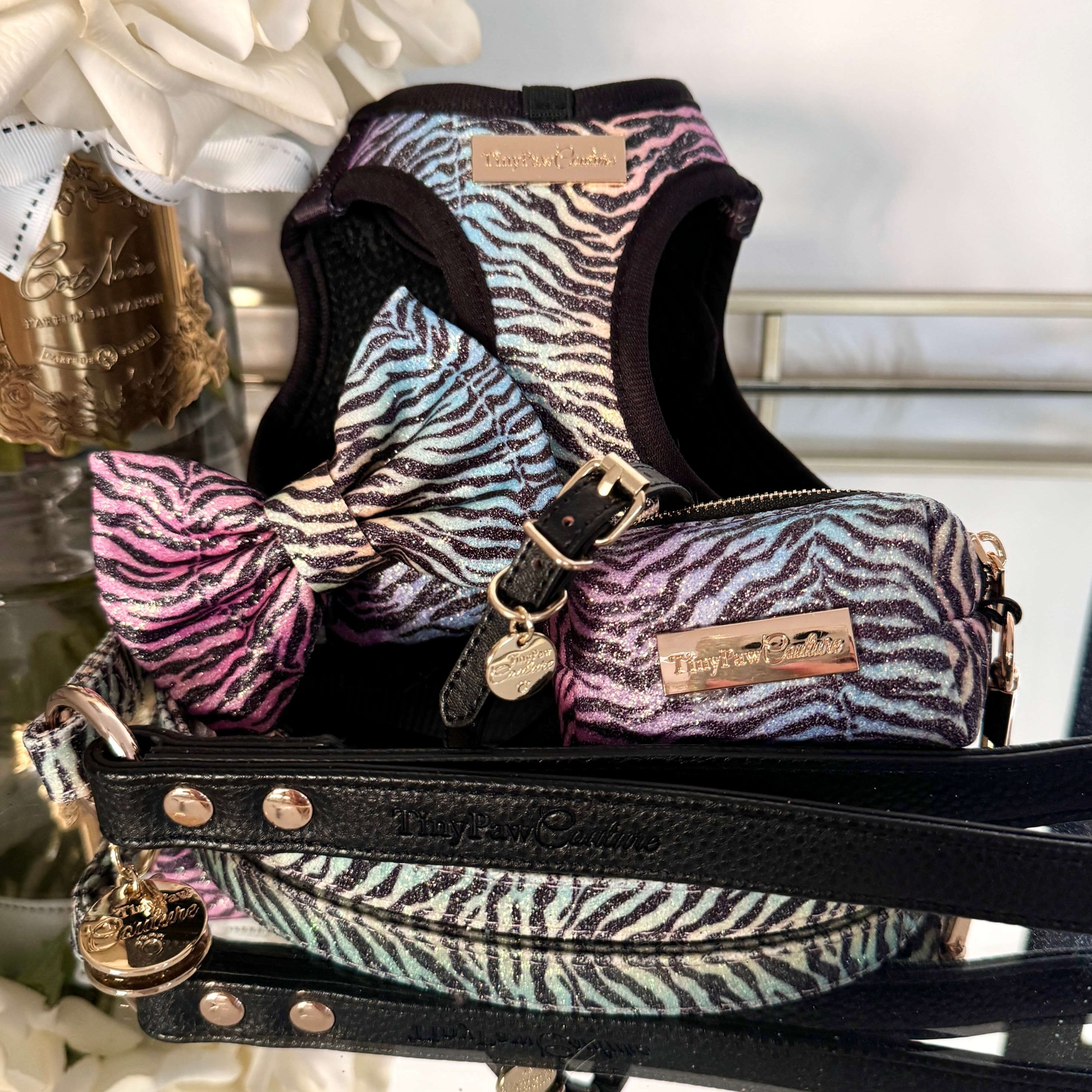Little Luxe Glitz & Glam Zebra Set – tinypawcouture