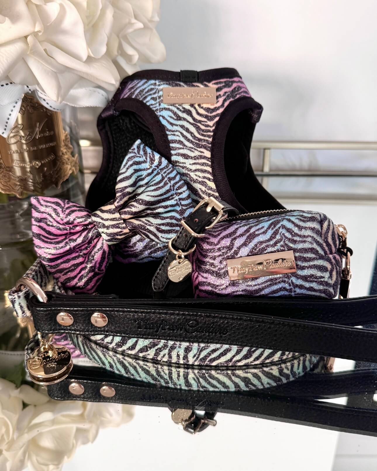 Little Luxe Glitz & Glam Zebra Set – tinypawcouture