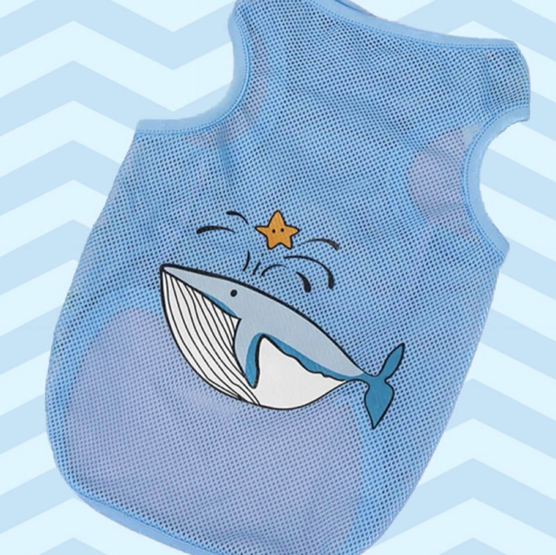 'Whale, Hello There' Mesh Singlet – tinypawcouture