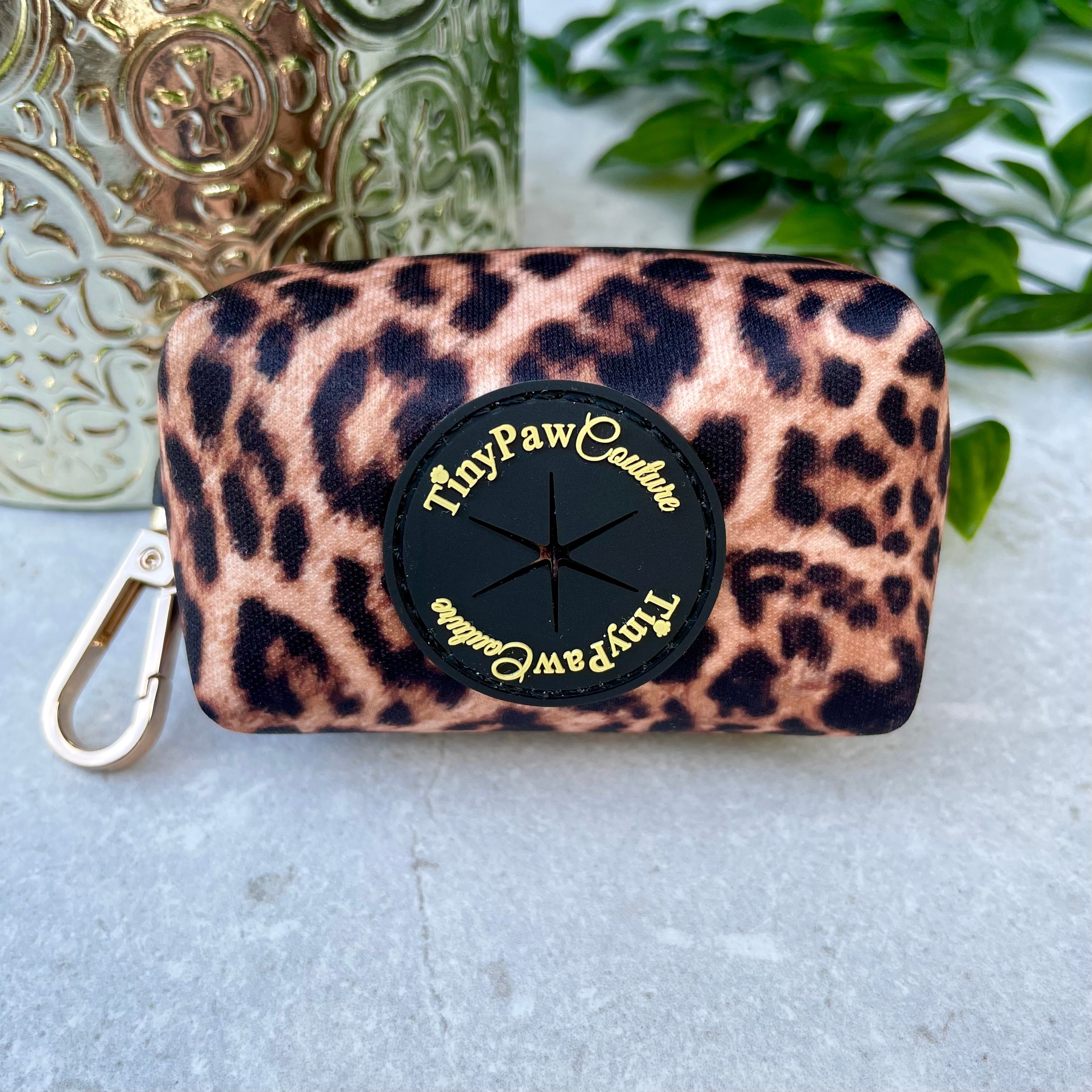 Little Luxe Leopard Waste Bag Holder – tinypawcouture